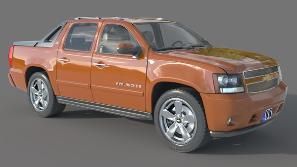 Chevrolet Avalanche LTZ 4X4 2007 Model year 3D model - TurboSquid 2008223
