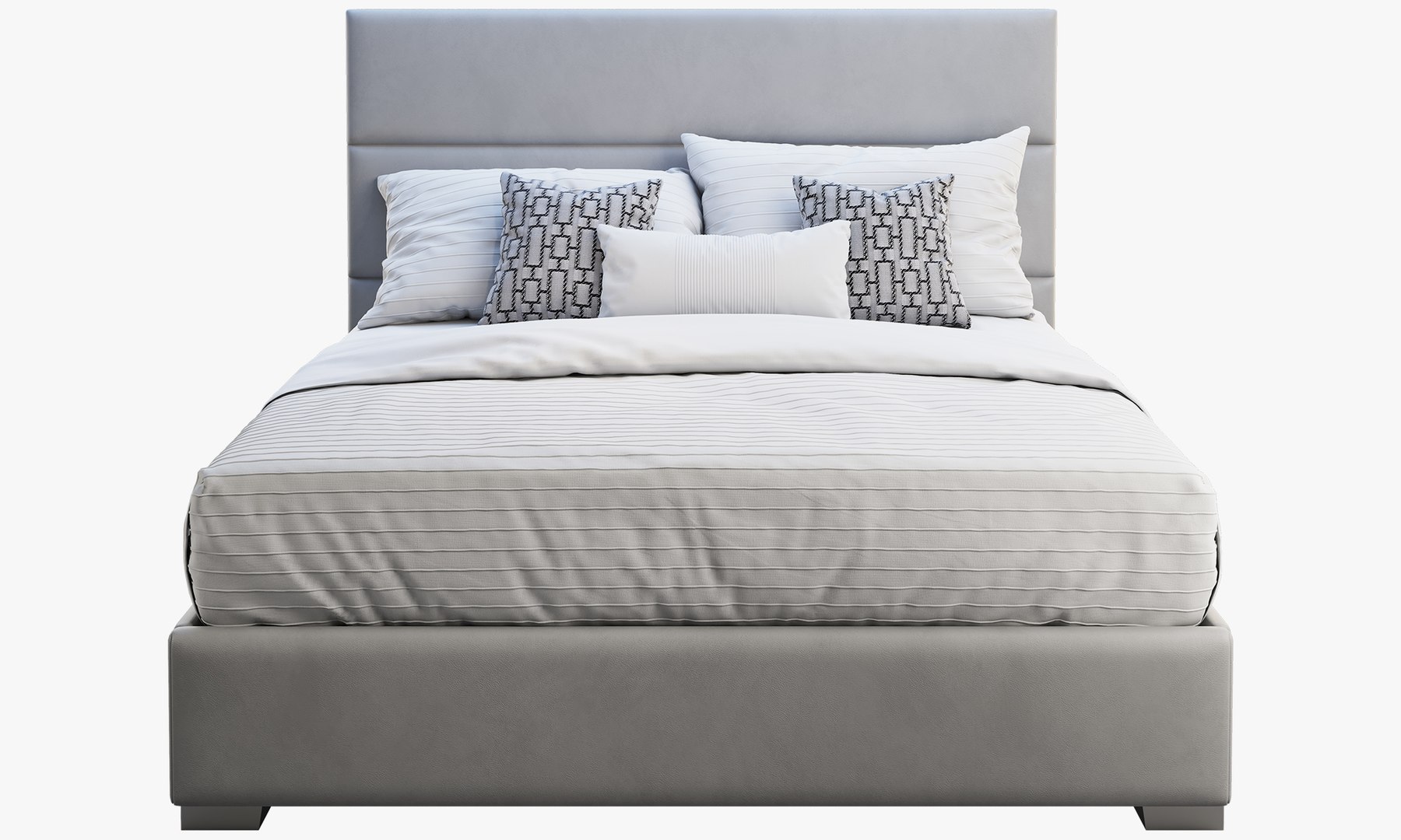 Custom Modern Platform Bed 3D Model - TurboSquid 1466690