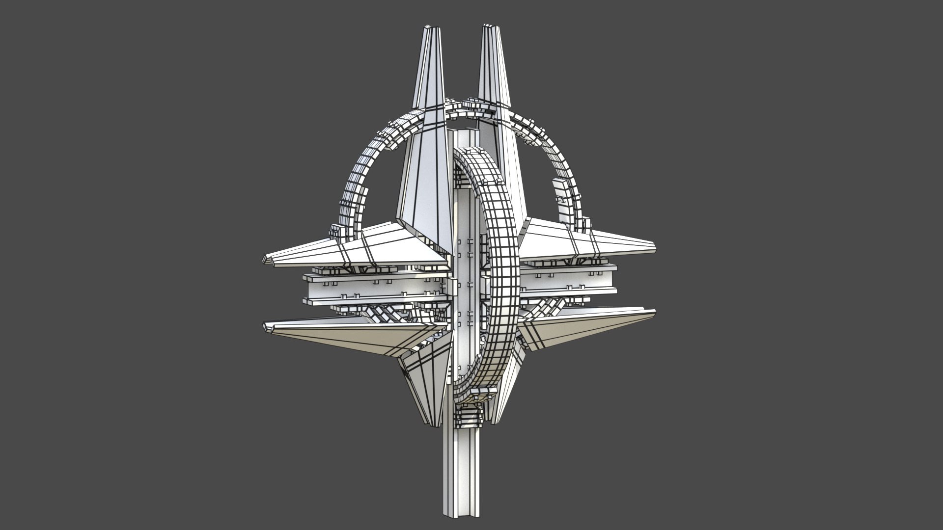 3D Nato Star Sculpture Model - TurboSquid 1355041