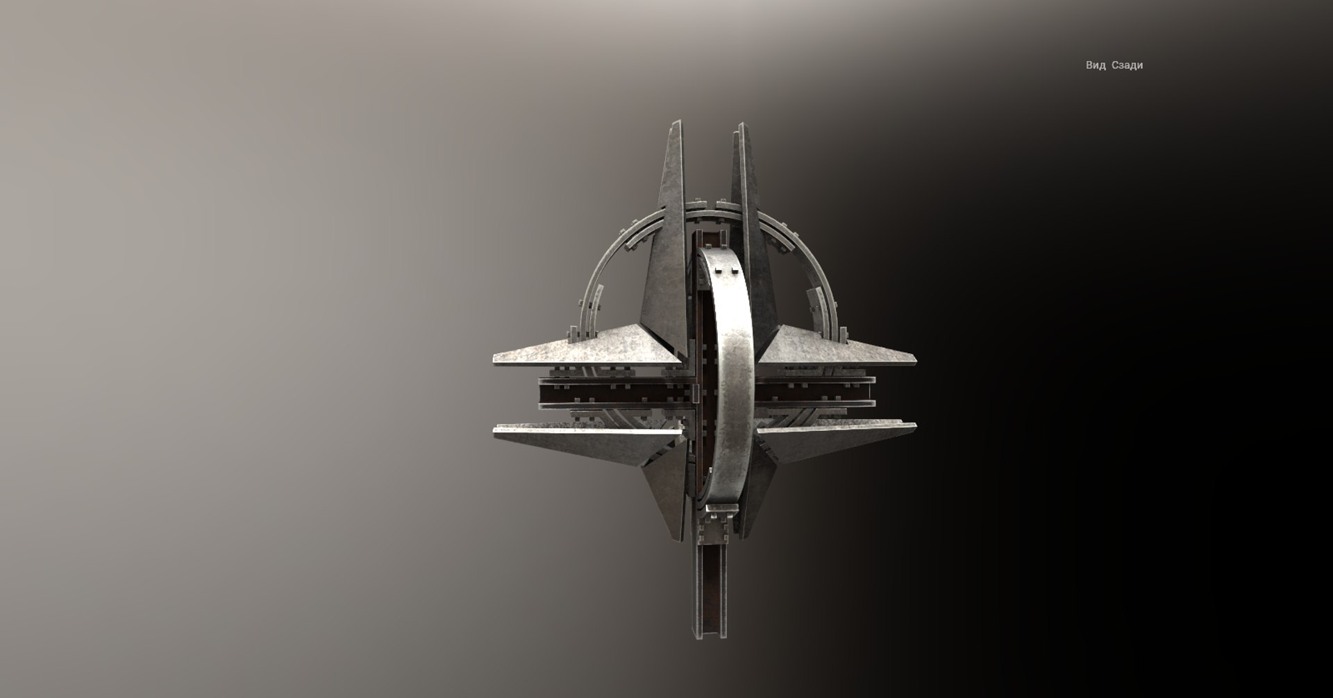 3D Nato Star Sculpture Model - TurboSquid 1355041