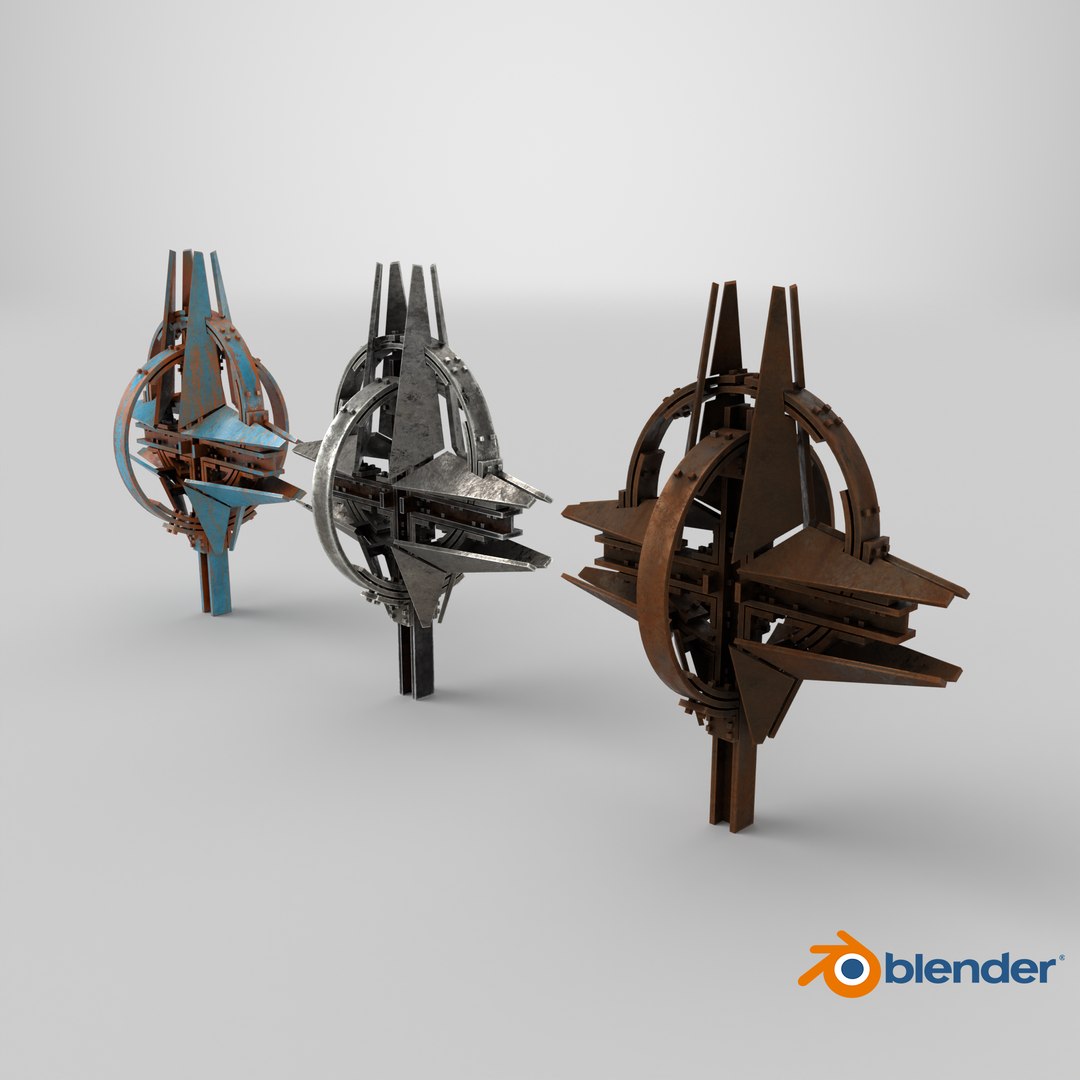 3D Nato Star Sculpture Model - TurboSquid 1355041