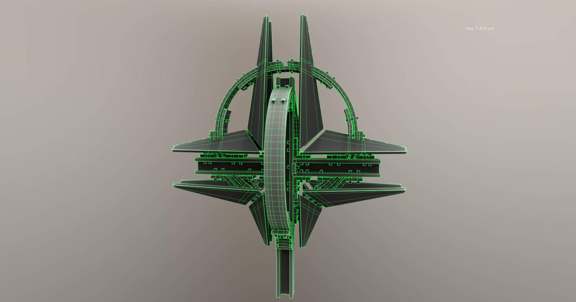 3D Nato Star Sculpture Model - TurboSquid 1355041