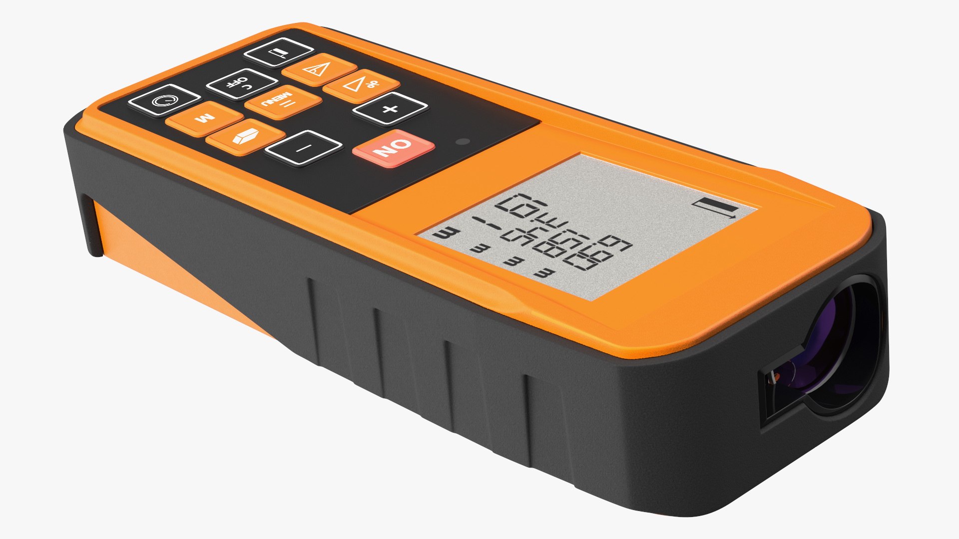 Distance Measuring Instrument Orange 3D Model - TurboSquid 2133312