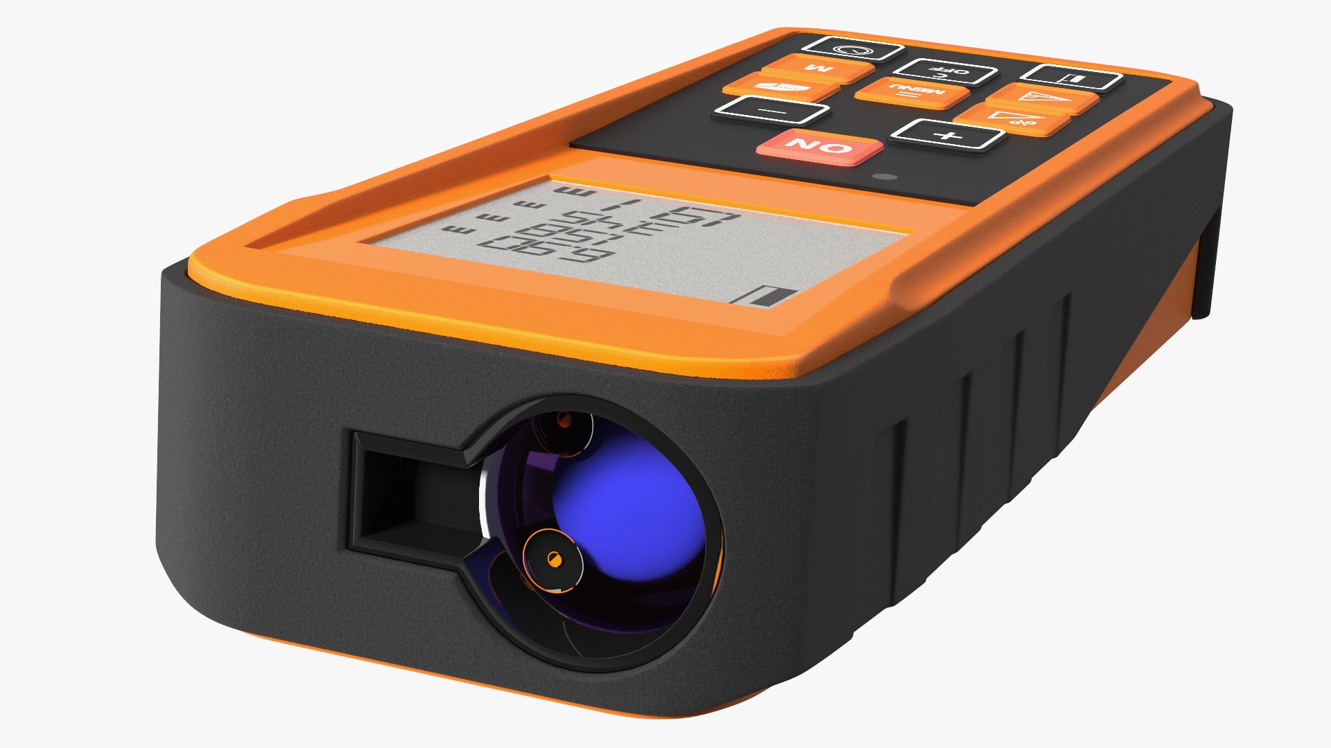 Distance Measuring Instrument Orange 3D Model - TurboSquid 2133312