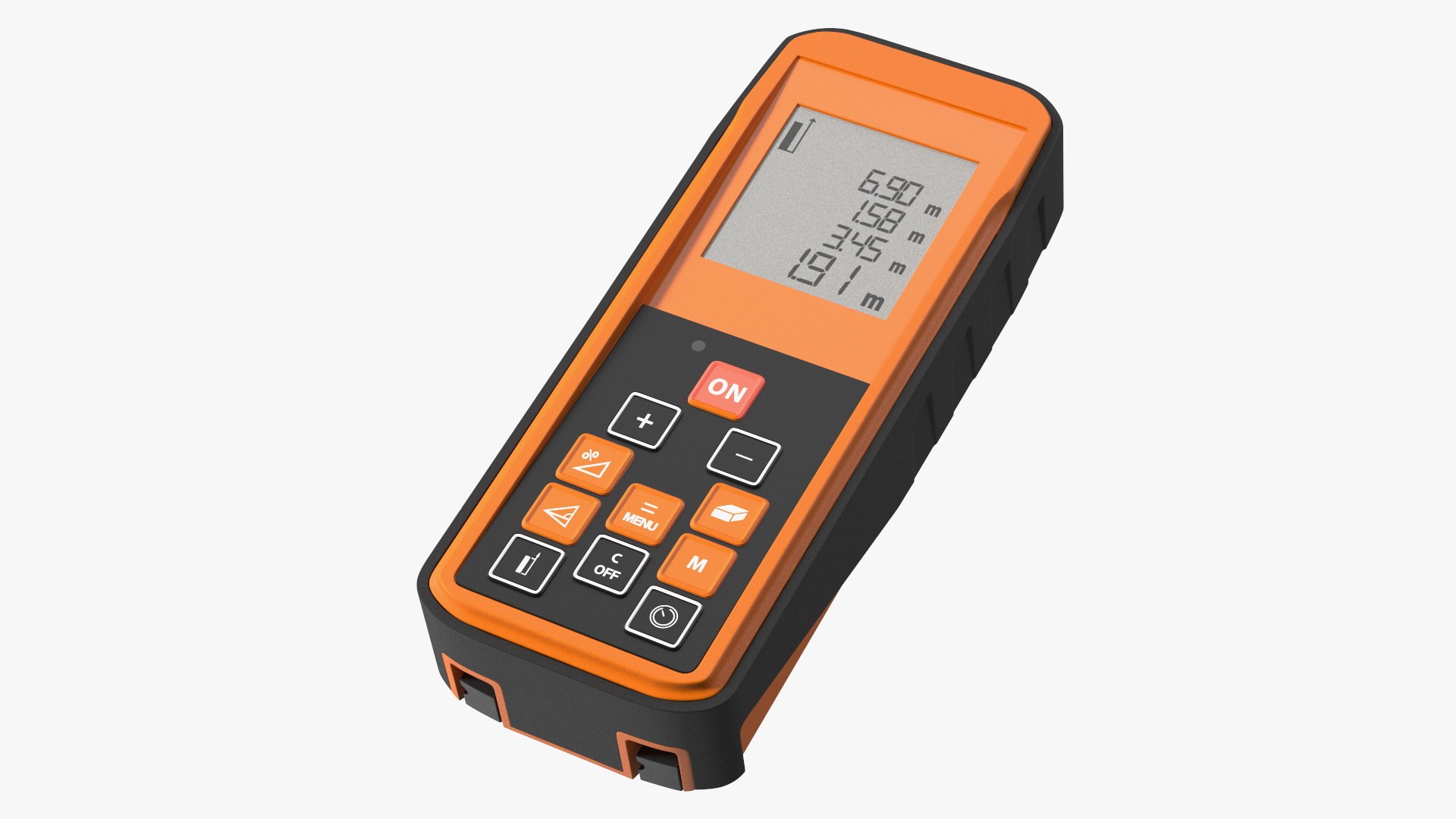 Distance Measuring Instrument Orange 3D Model - TurboSquid 2133312