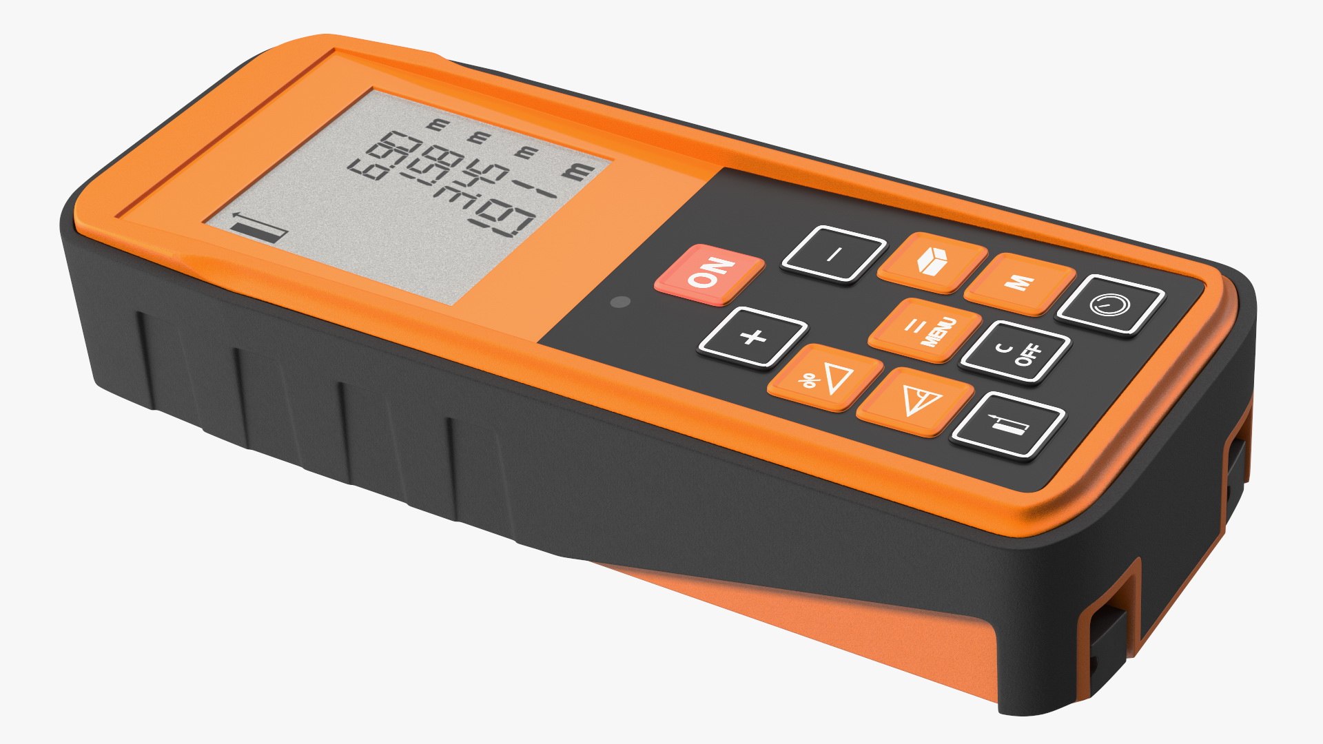 Distance Measuring Instrument Orange 3D Model - TurboSquid 2133312