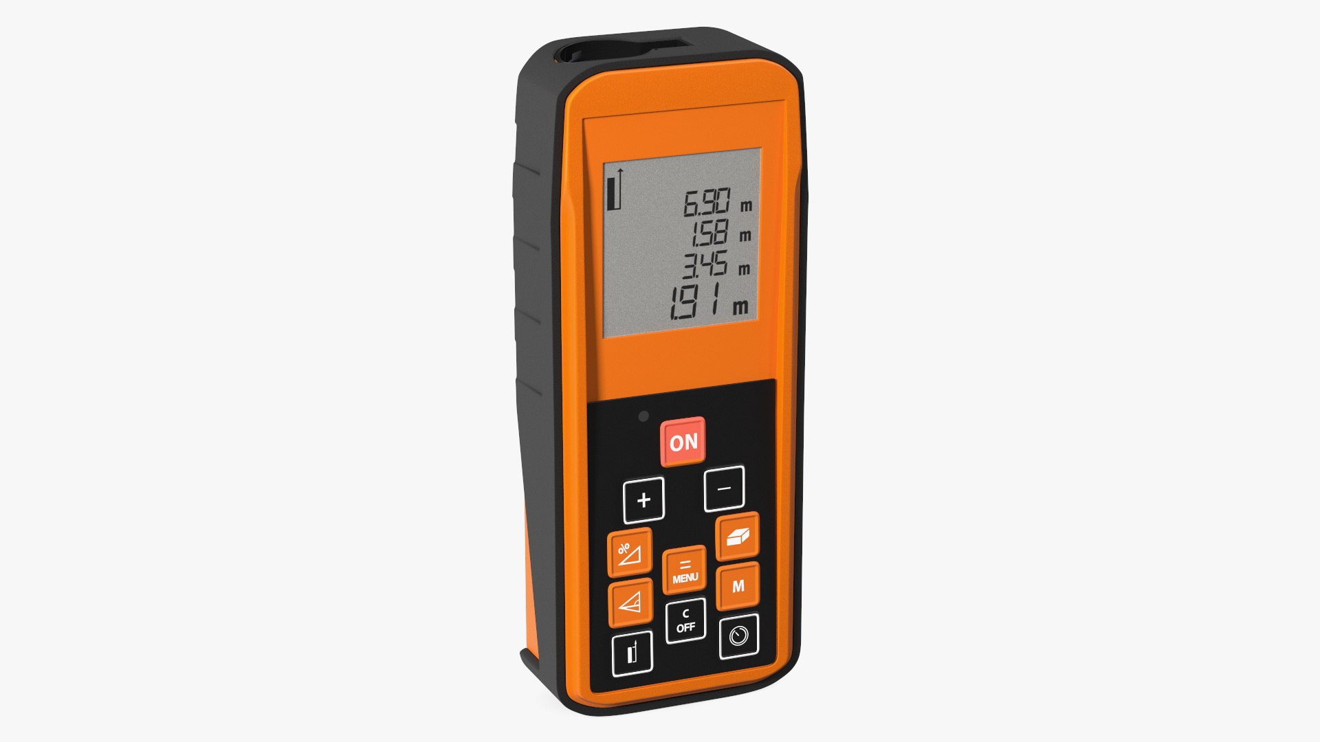 Distance Measuring Instrument Orange 3D Model - TurboSquid 2133312