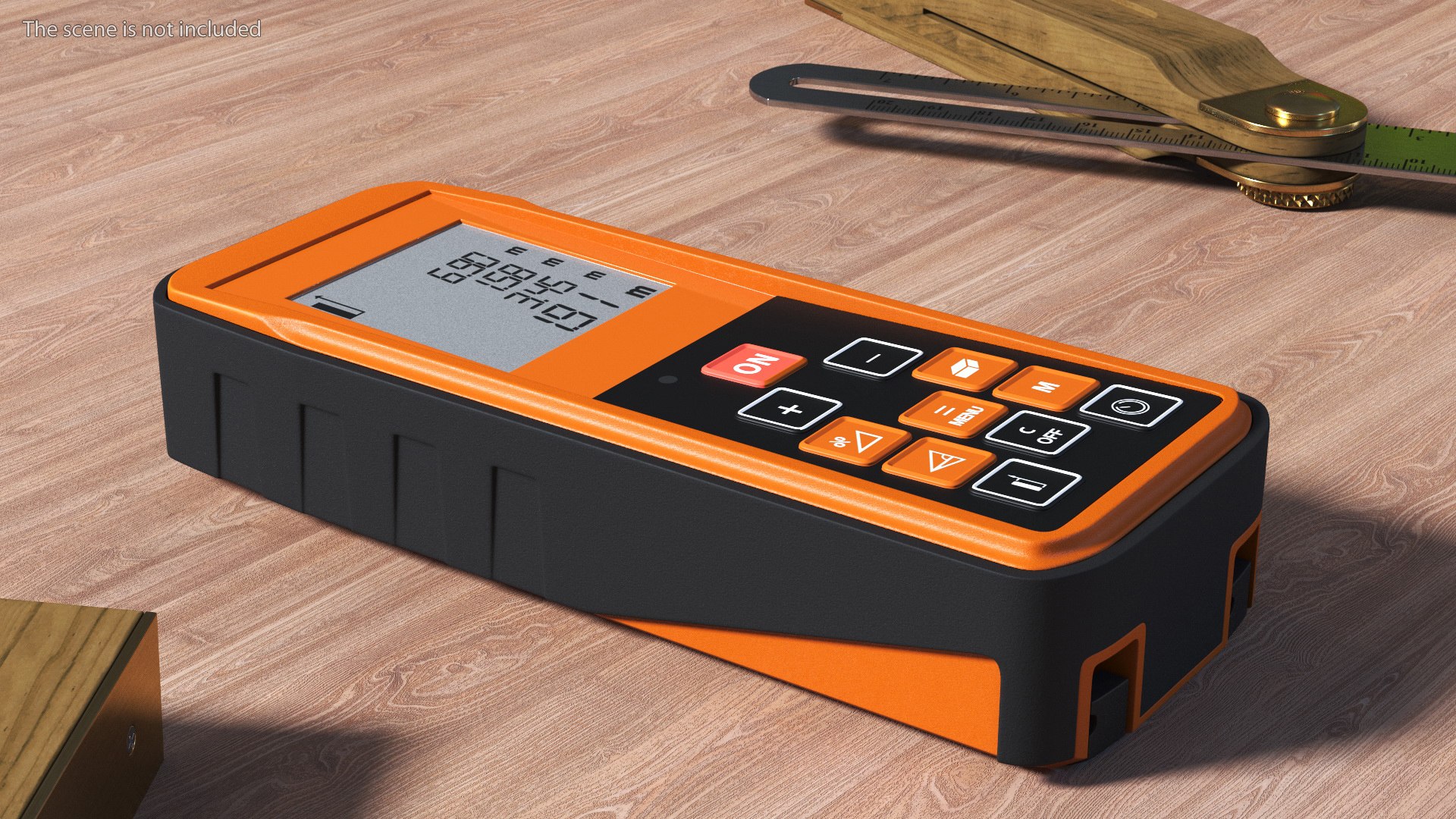 Distance Measuring Instrument Orange 3D Model - TurboSquid 2133312