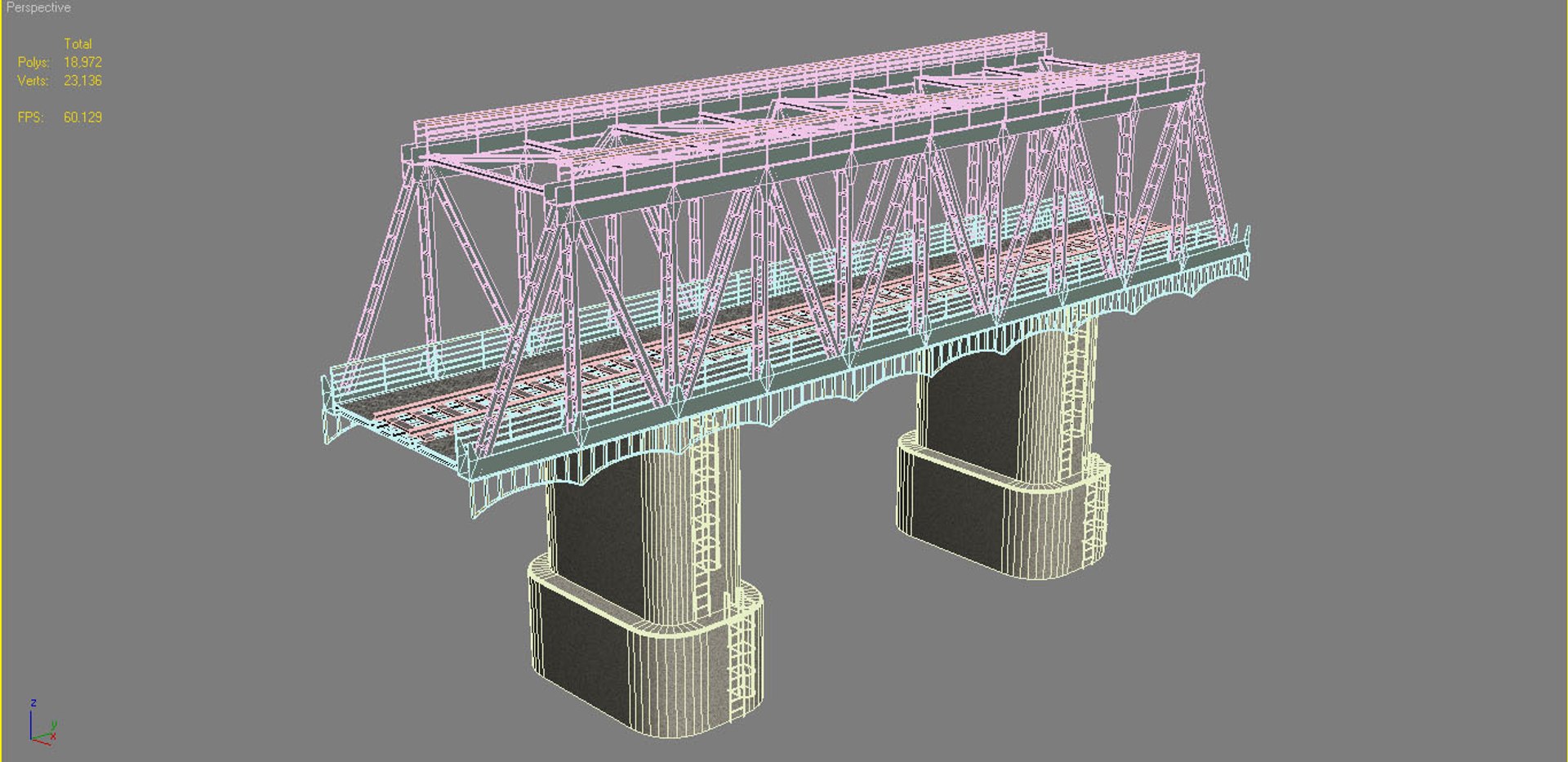 Bridge Rail Railway Model - TurboSquid 1315940