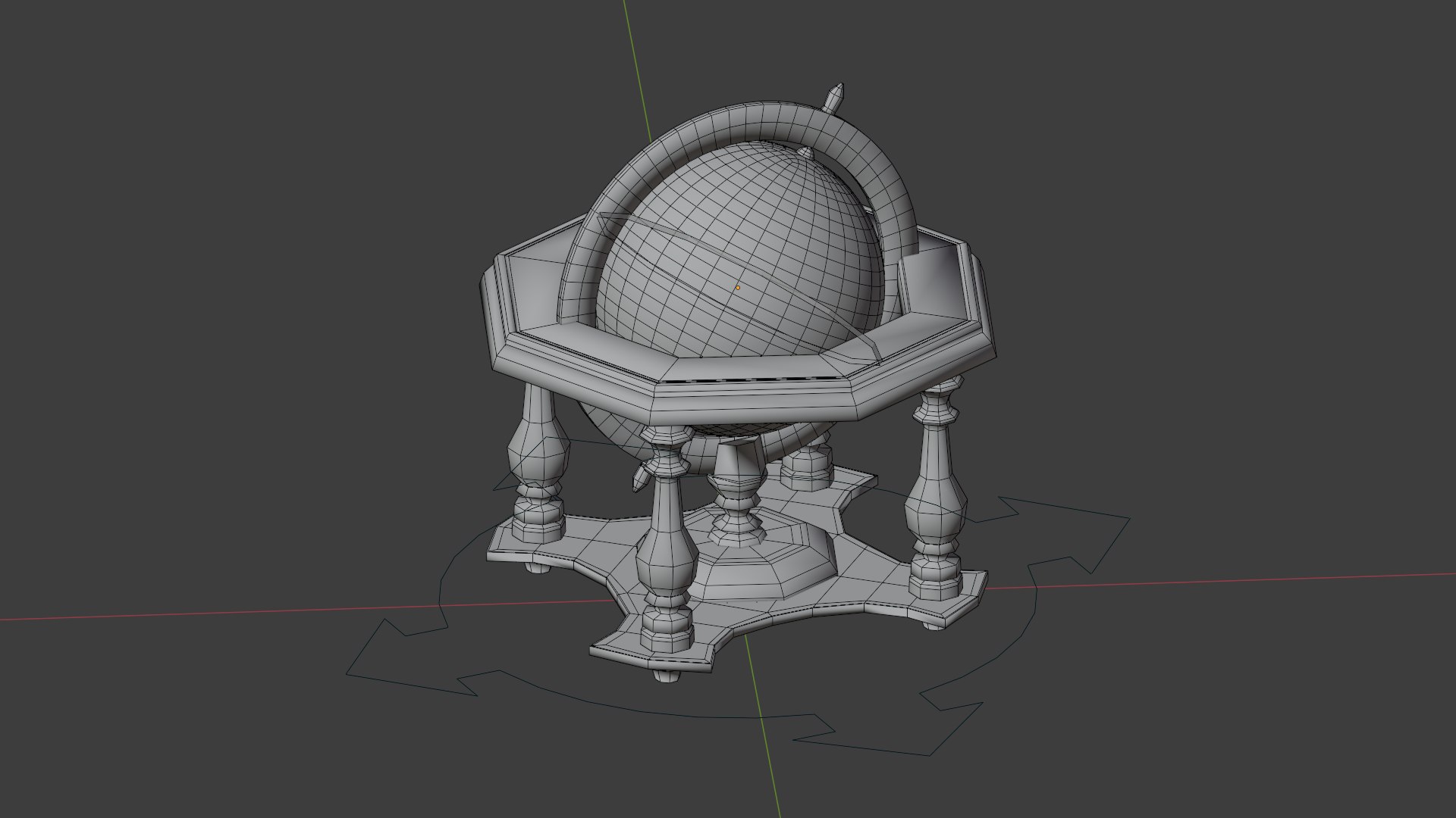 3D World Map Table - TurboSquid 2278637