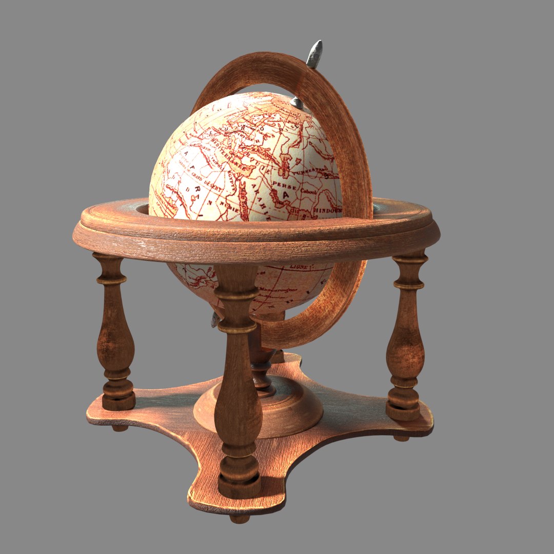 3D World Map Table - TurboSquid 2278637
