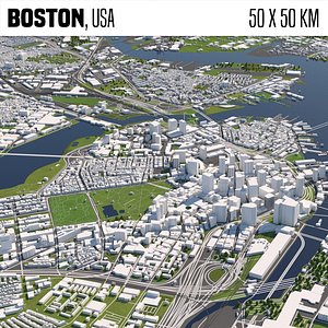 3D Boston Skyline Models - Browse & Download Formats - TurboSquid