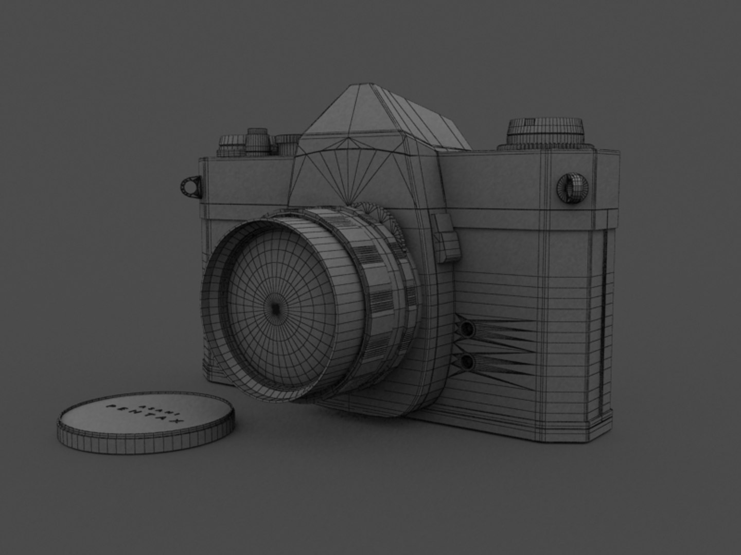 3d Model Pentax Spotmatic Reflex