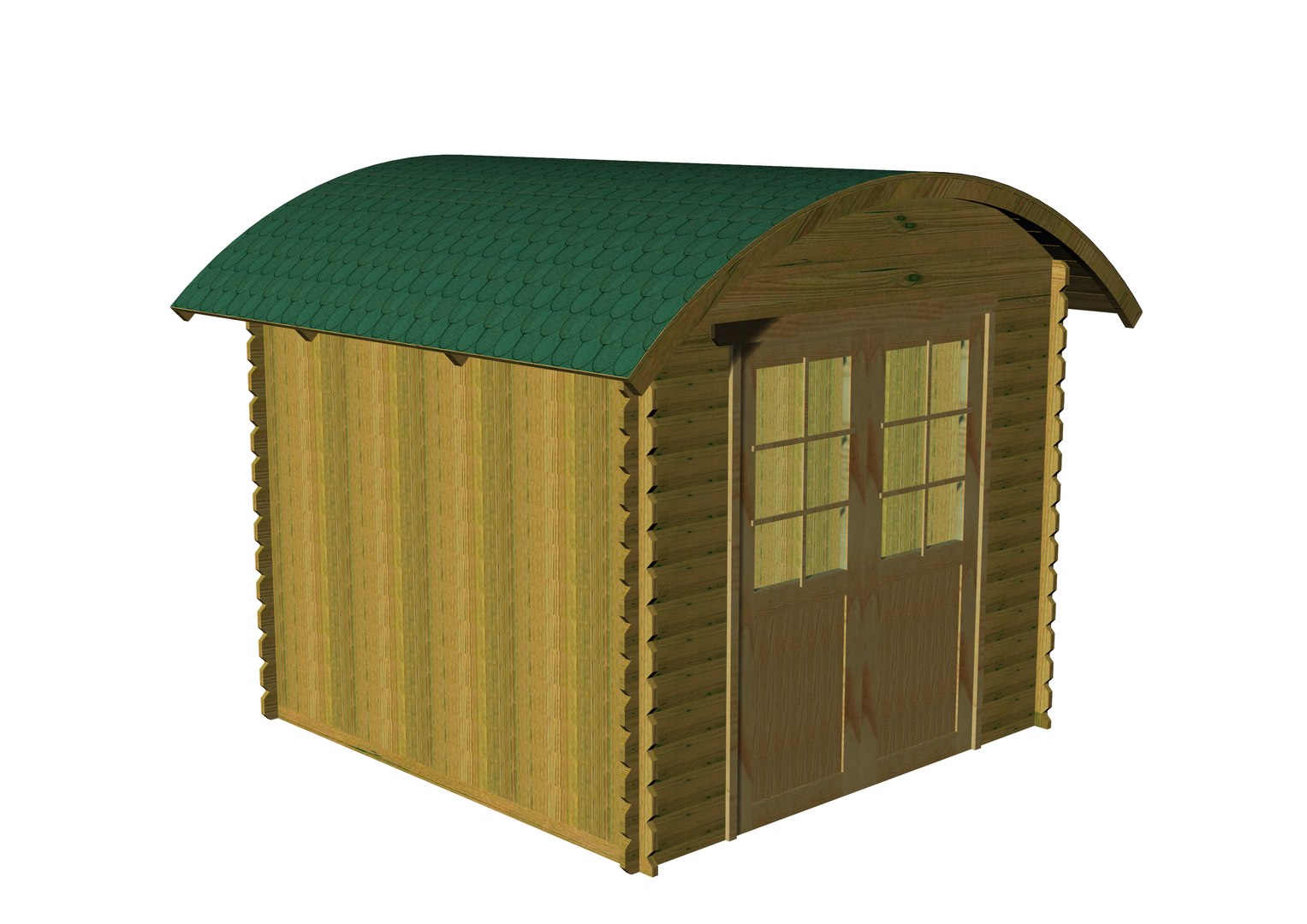 Gardening wooden cottage 3D model - TurboSquid 1374774