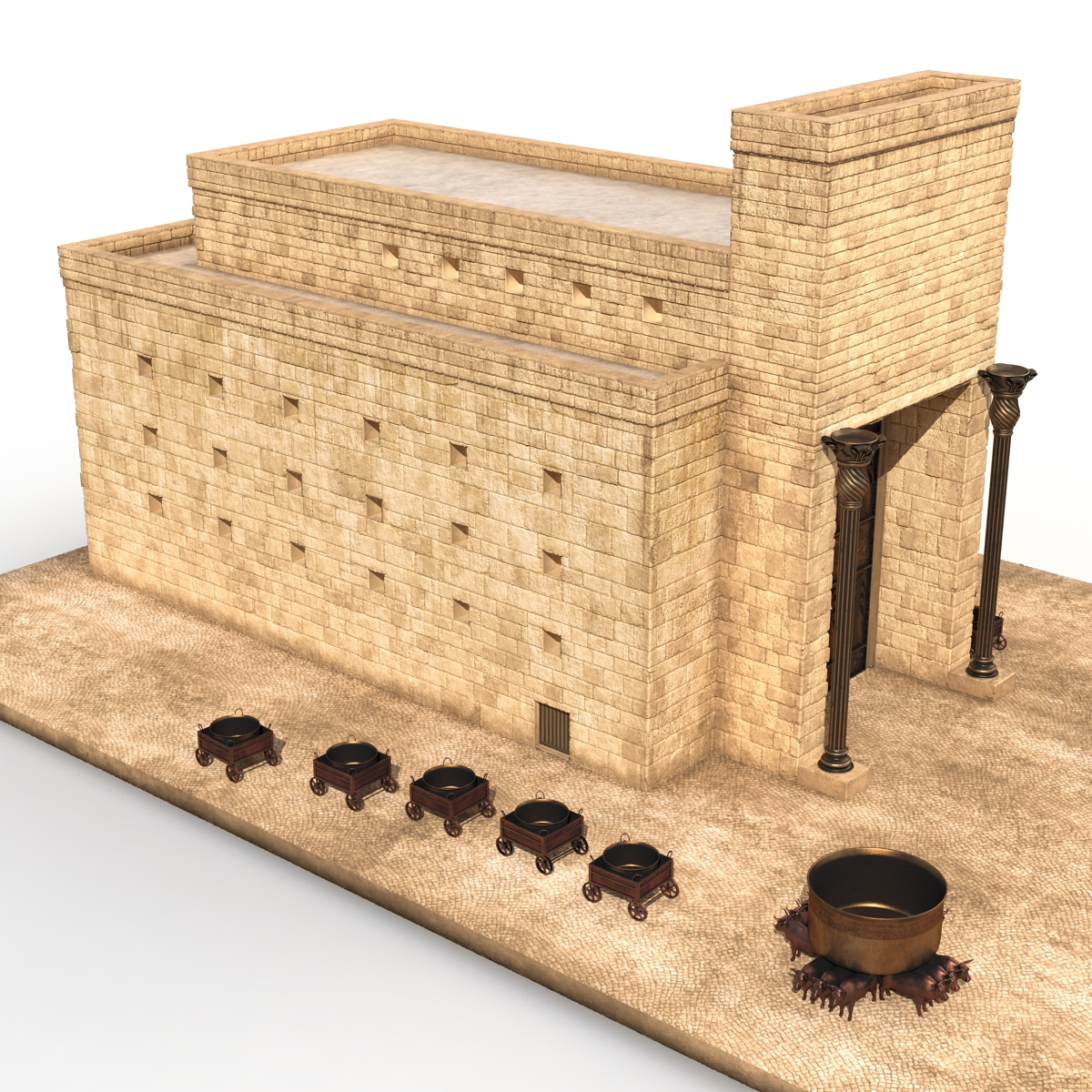 3d model of solomons temple