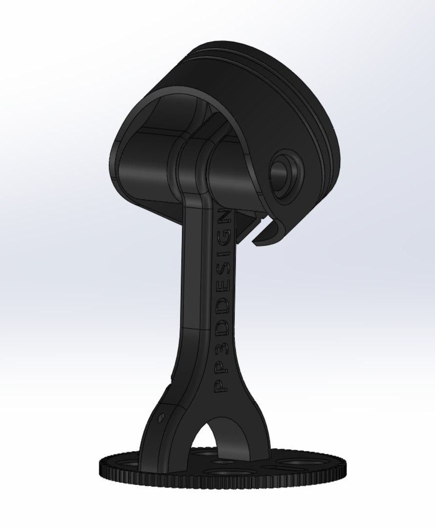 Phone Stand Piston And Conrod 3D Model - TurboSquid 2334666