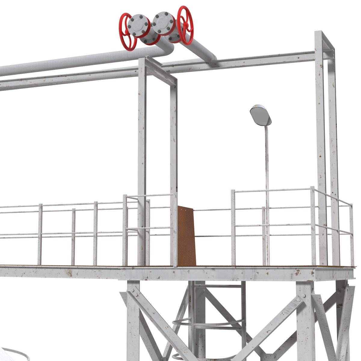 3ds oil storage tank modeled