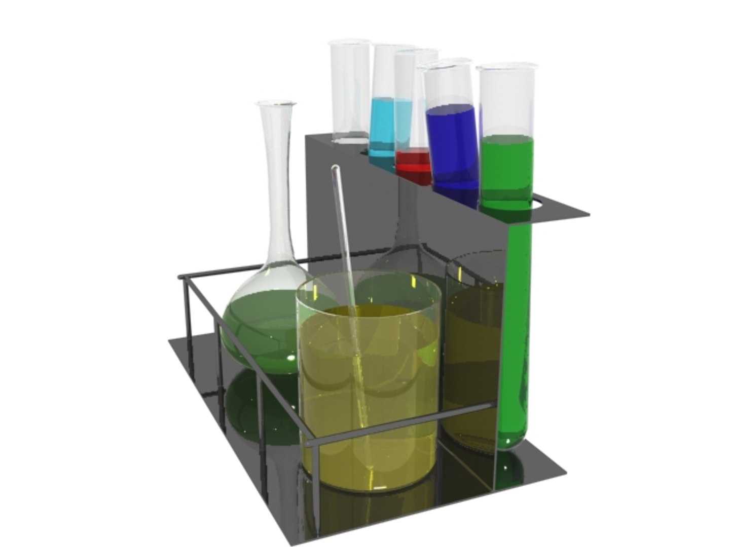 3d Small Chemistry Set