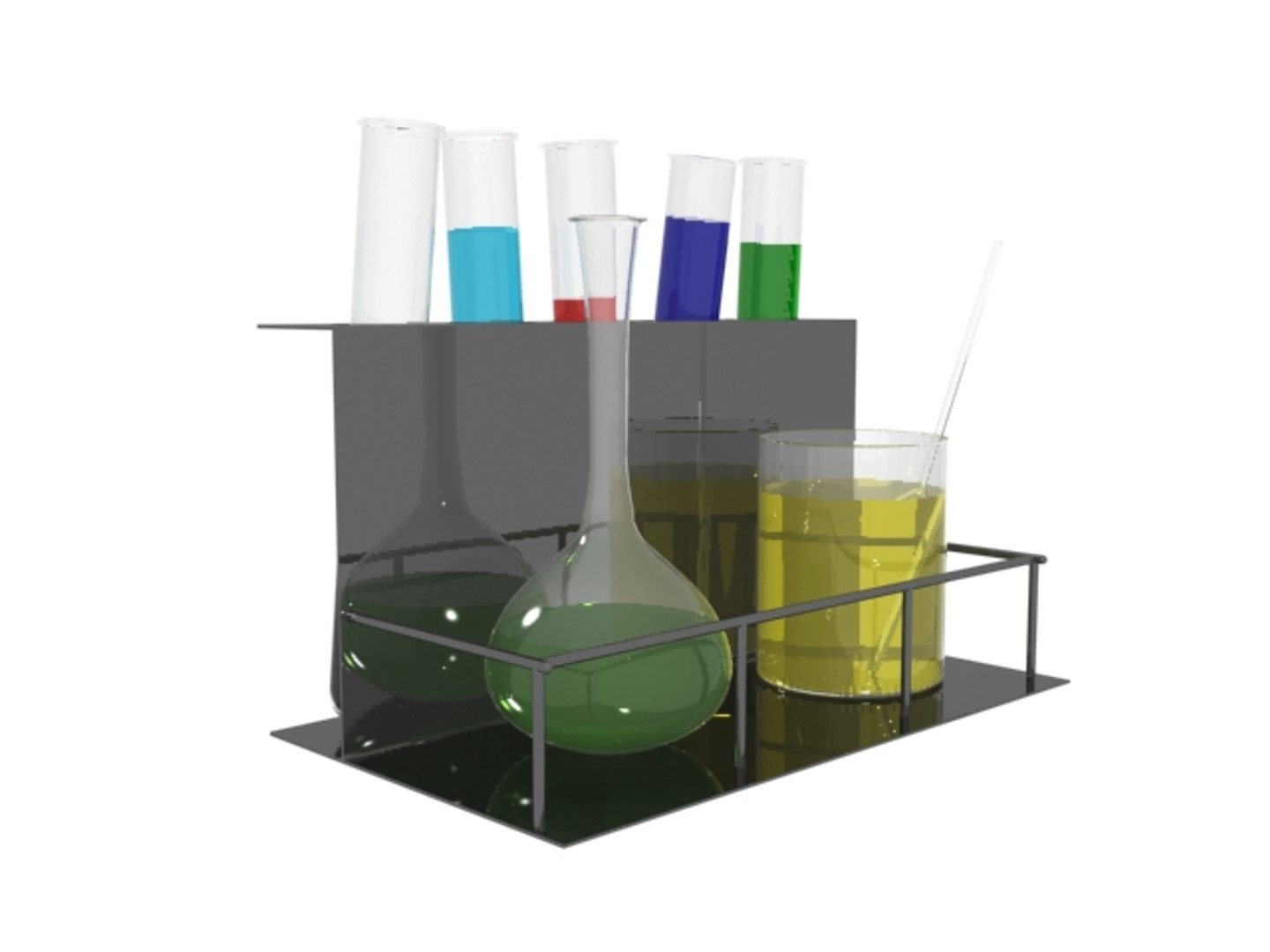 3d Small Chemistry Set