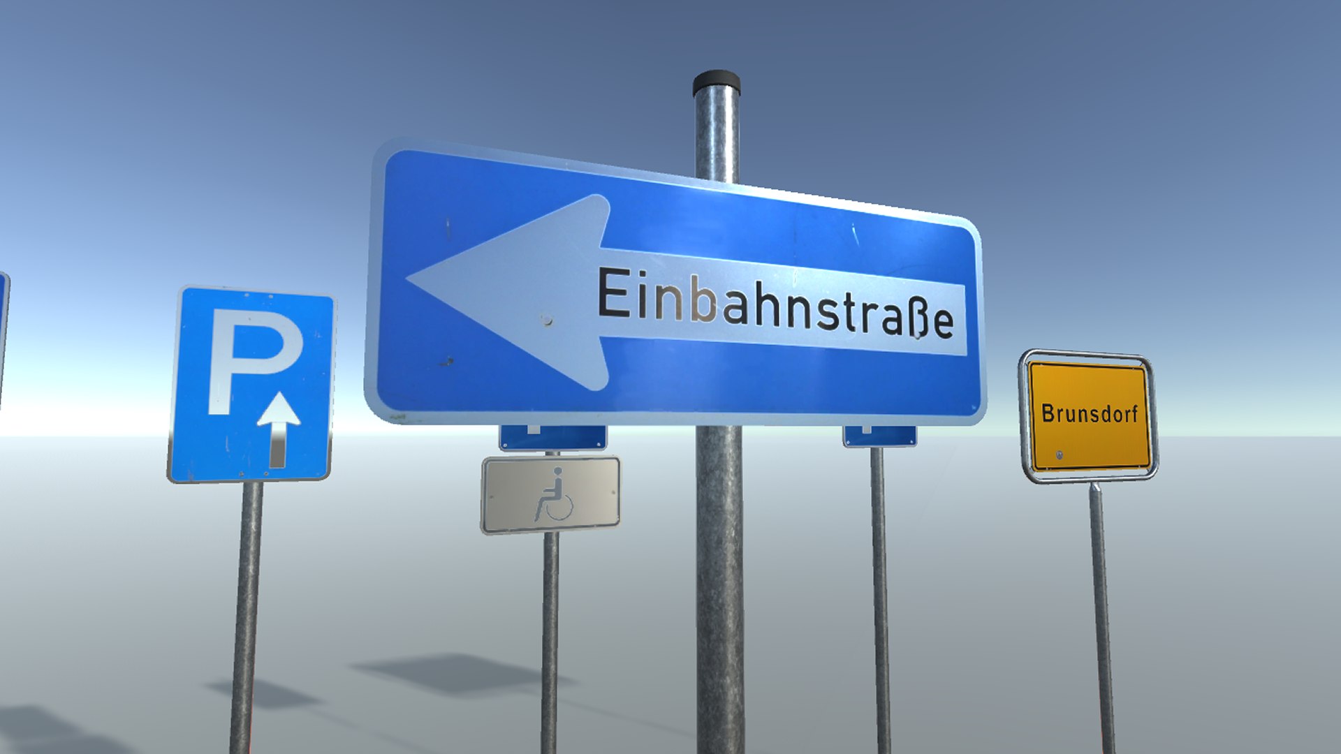 PBR Trafficsigns Collection 3D Model - TurboSquid 1979696