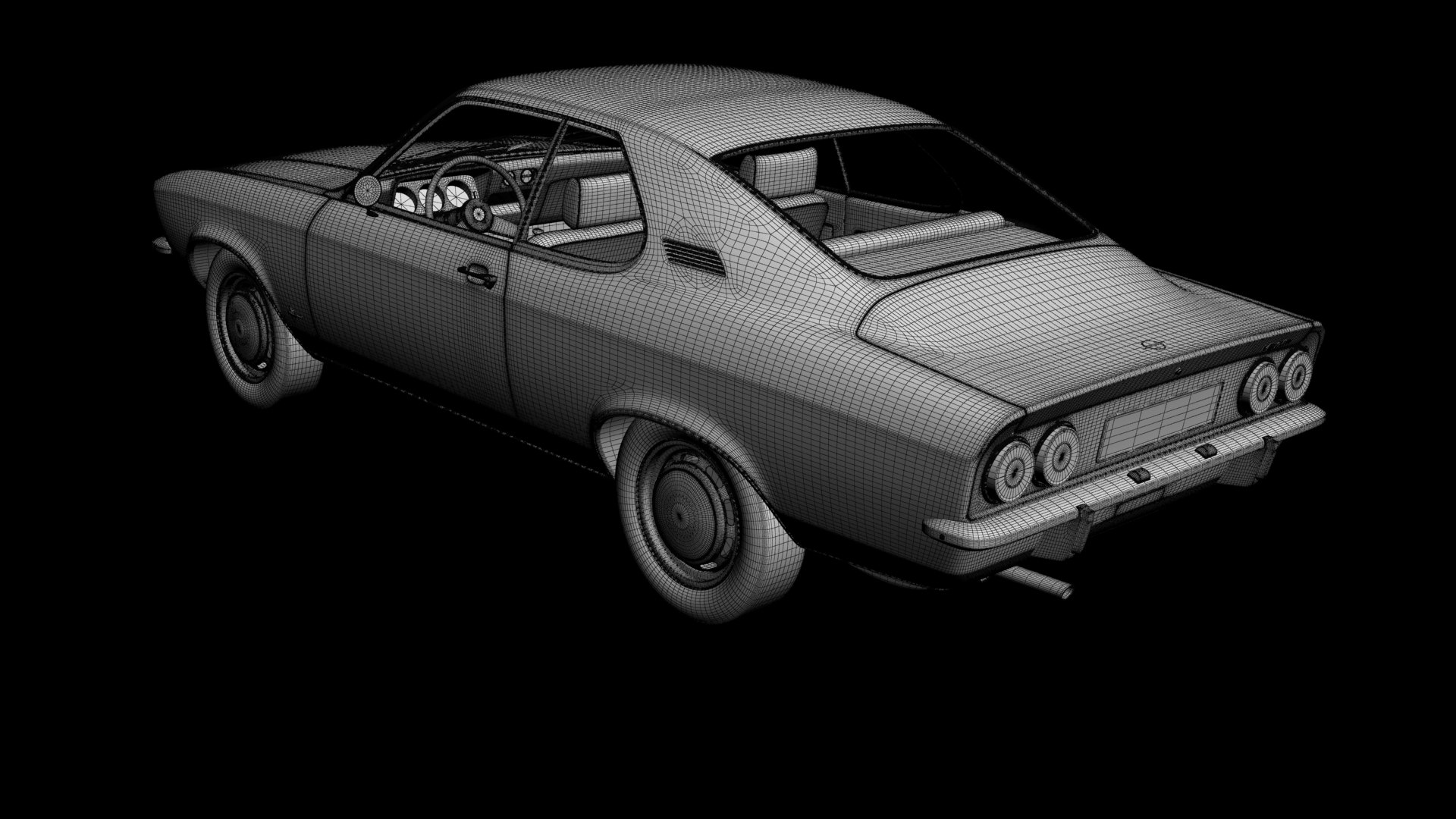 Opel Manta A Coupe Model - TurboSquid 2053939