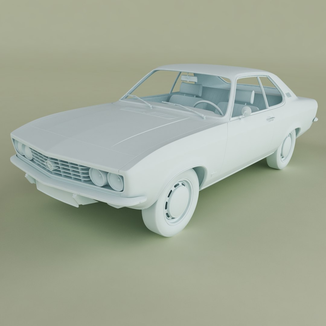 Opel Manta A Coupe Model - TurboSquid 2053939