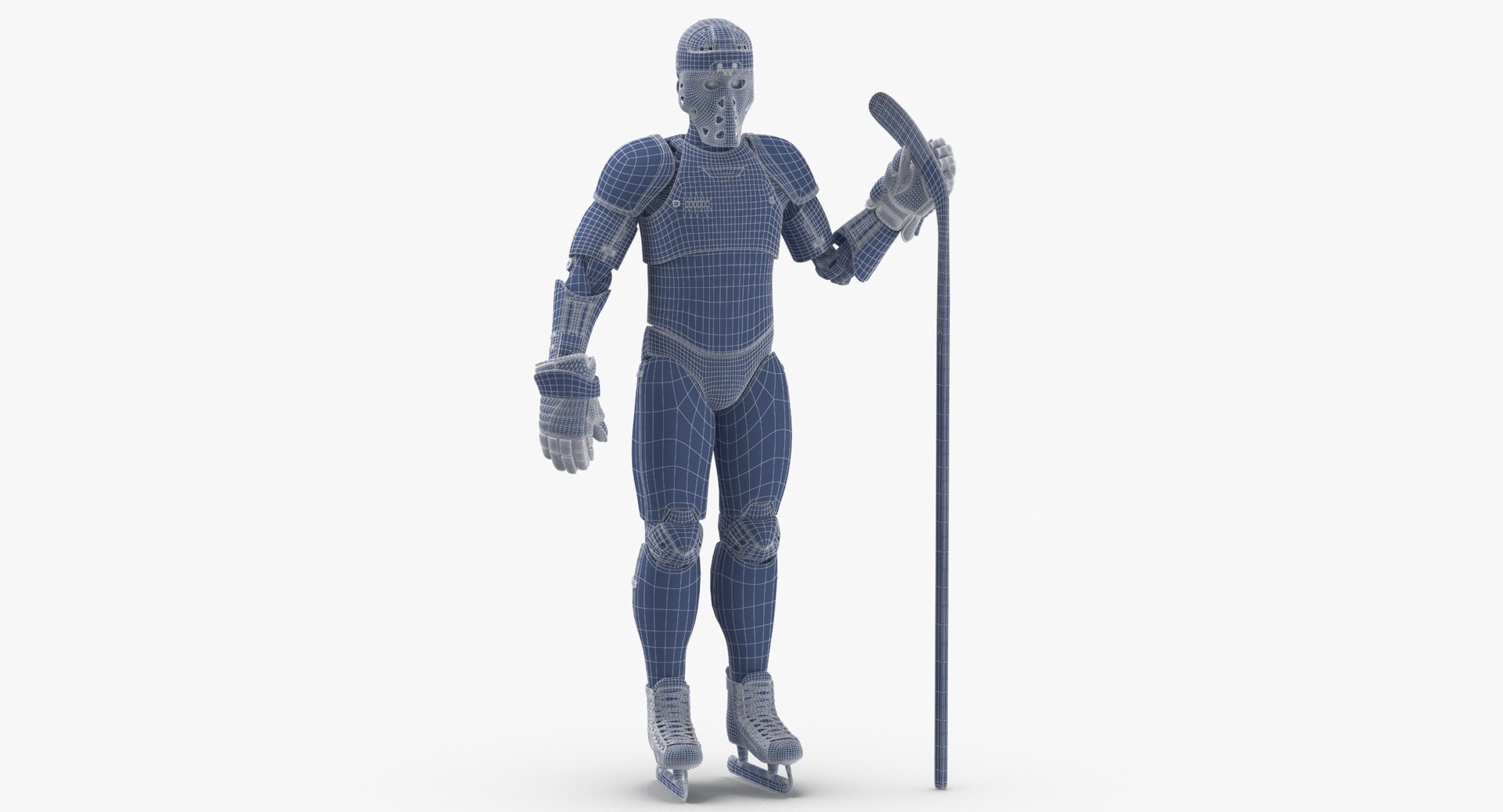 3D Hummanoid Hockey Player Black Model - TurboSquid 1597280