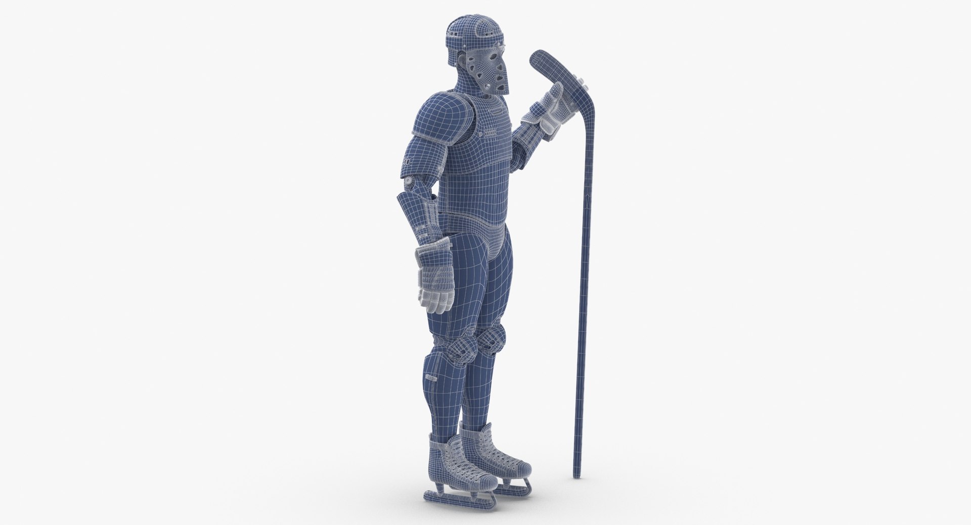 3D Hummanoid Hockey Player Black Model - TurboSquid 1597280