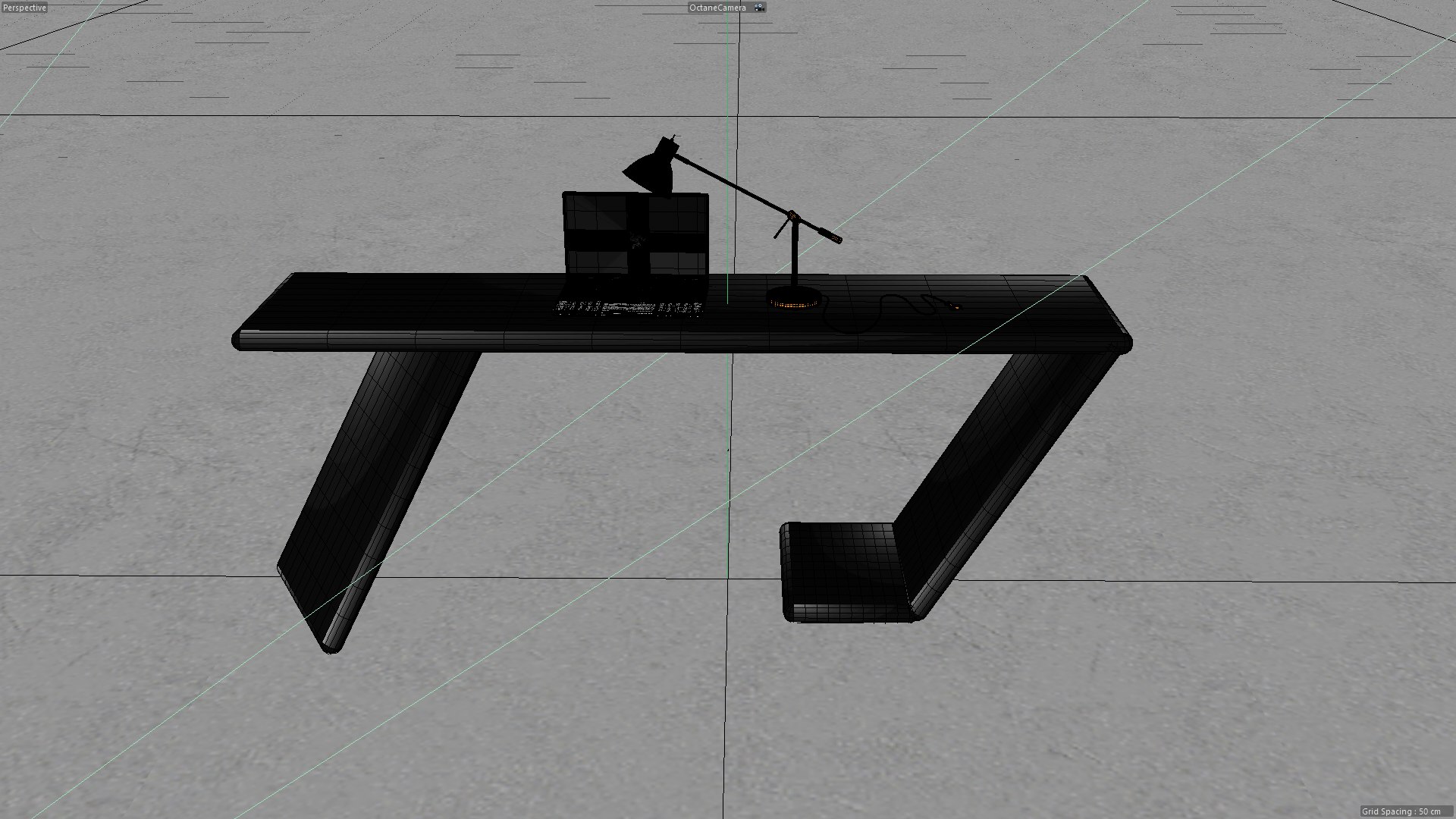 3D Modern Desk Design Model - TurboSquid 1972419