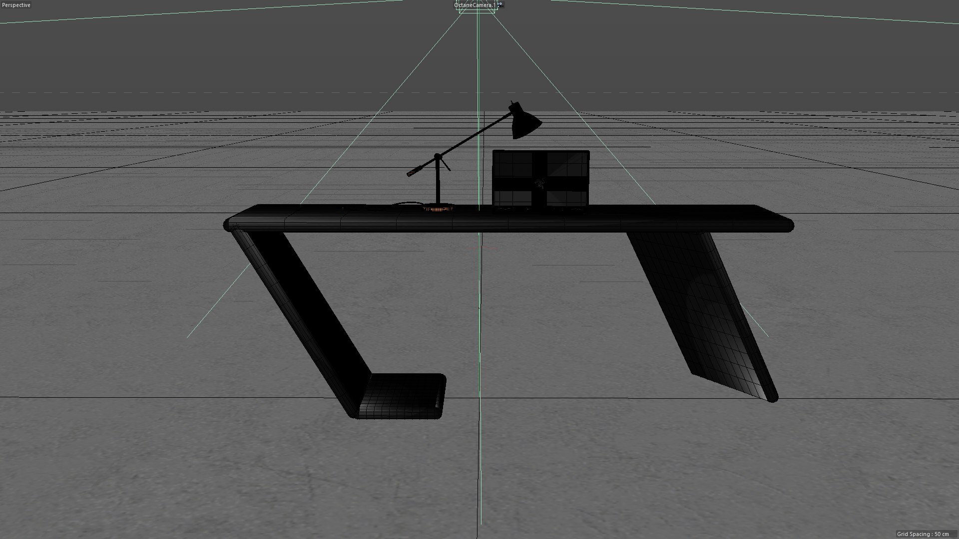 3D Modern Desk Design Model - TurboSquid 1972419