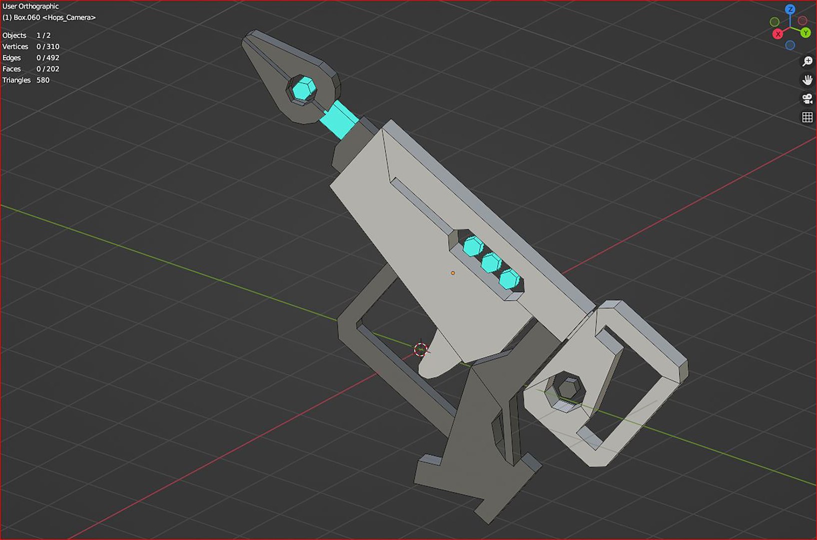 Cartoon Future Arm Laser And Plasma Gun Icon 3D Model - TurboSquid 2046475