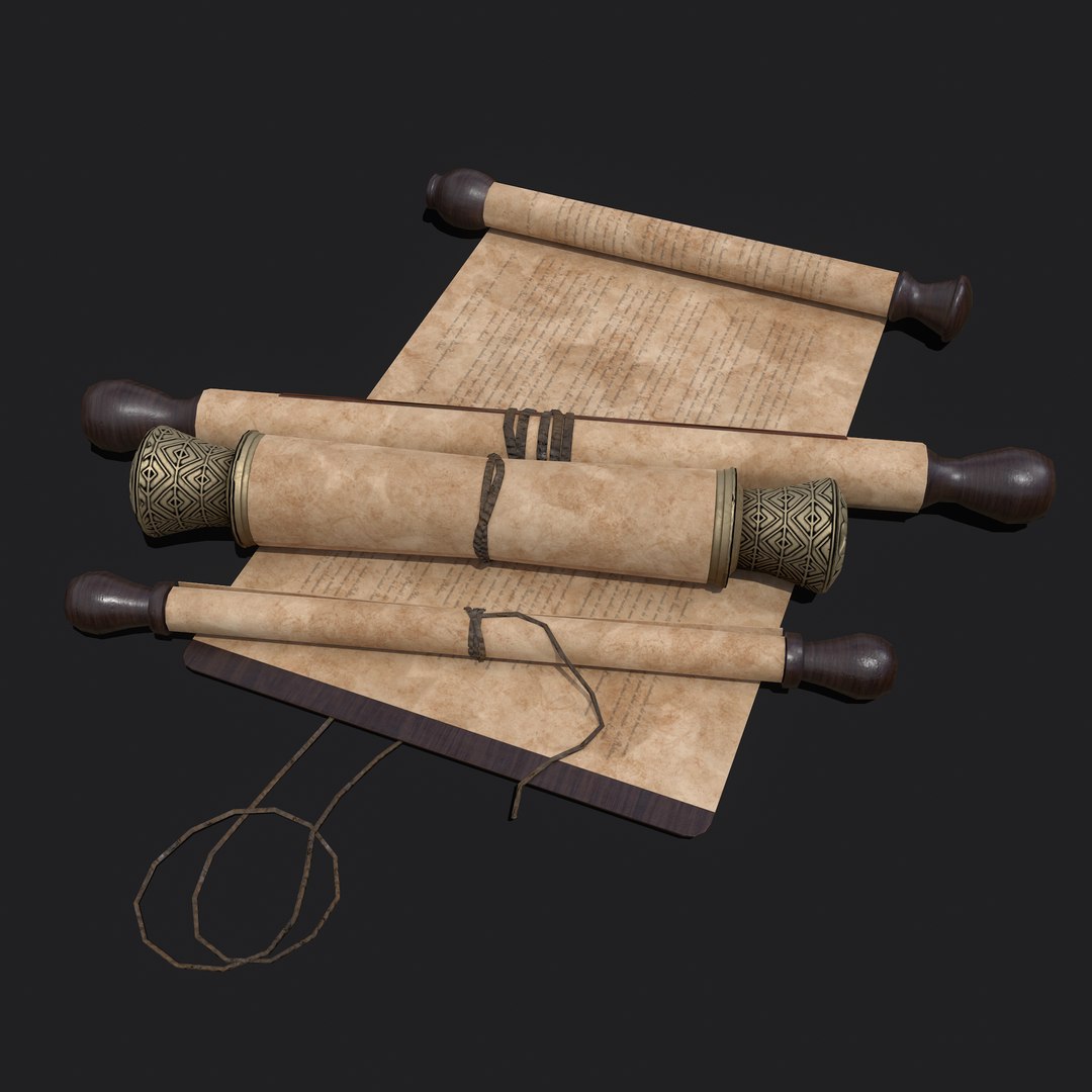 Medieval Elegant Scrolls 3D model - TurboSquid 1743217