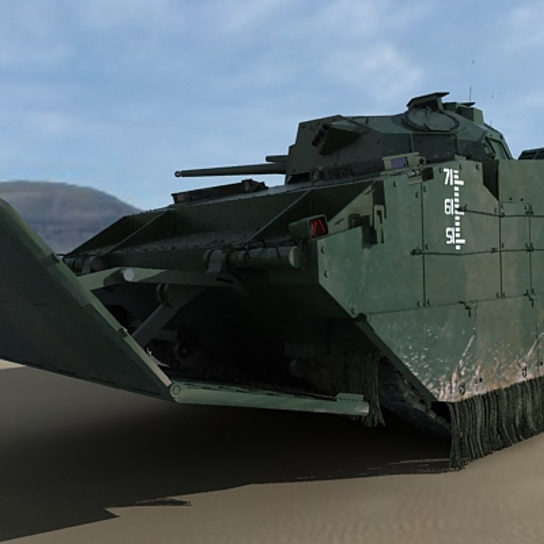 Expeditionary Fighting Vehicle Efv 3d Model