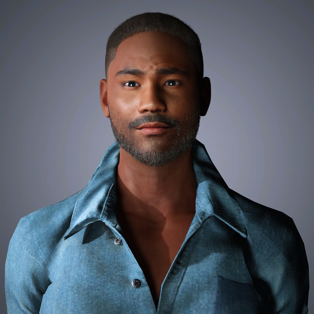 Donald Glover Character 3D - TurboSquid 2346326