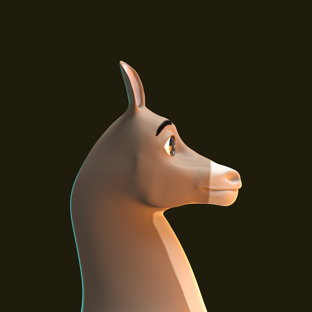 Stylized Male Donkey Rigged 3D - TurboSquid 2011682
