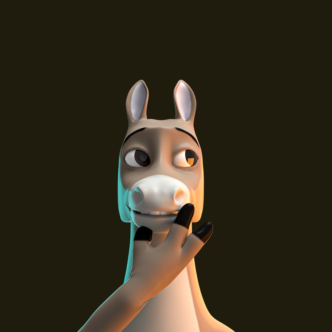 Stylized Male Donkey Rigged 3D - TurboSquid 2011682