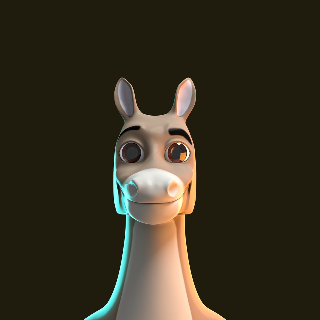 Stylized Male Donkey Rigged 3D - TurboSquid 2011682