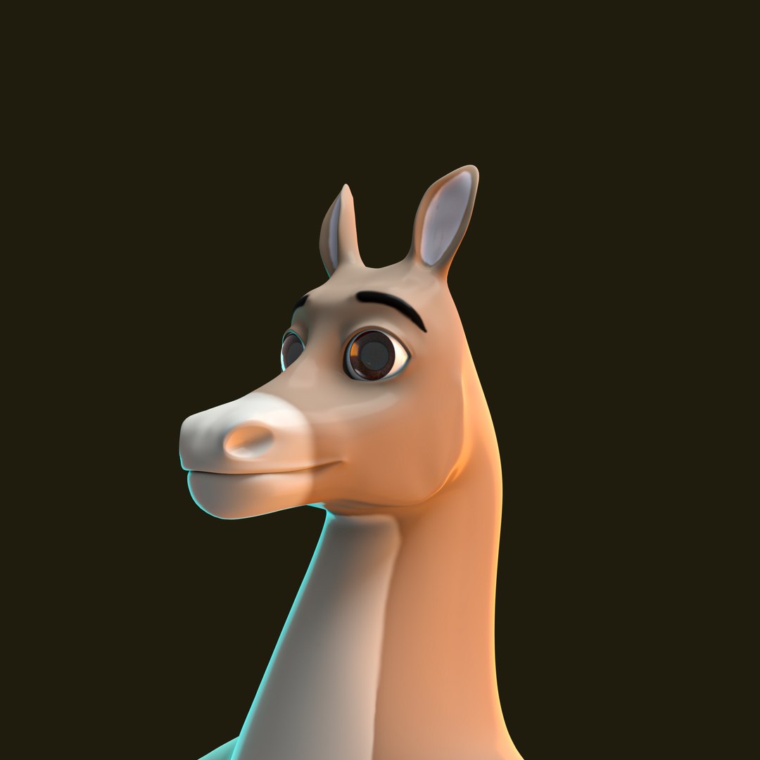 Stylized Male Donkey Rigged 3D - TurboSquid 2011682