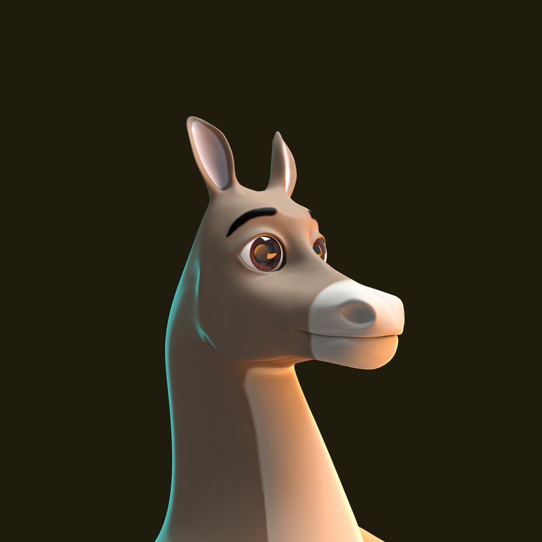 Stylized Male Donkey Rigged 3D - TurboSquid 2011682