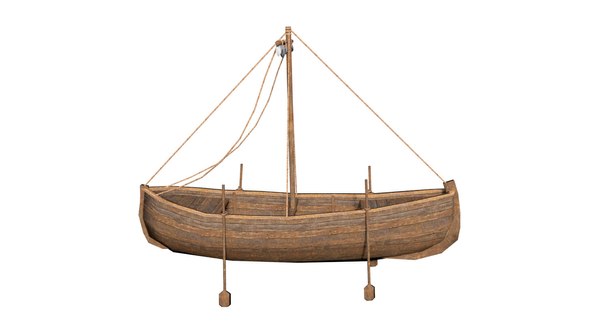 3D ancient fishing boat - TurboSquid 1308940