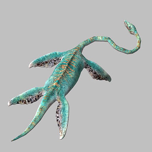 plesiosaur animations 3d model