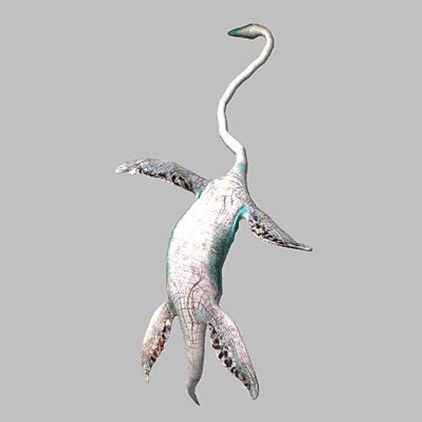 plesiosaur animations 3d model