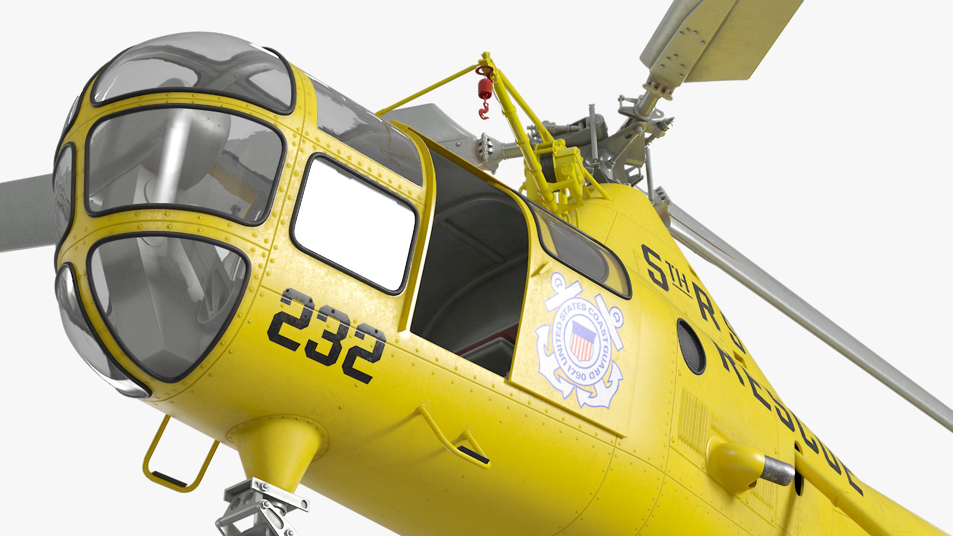 Search And Rescue Helicopter Sikorsky H-5 Rigged 3D Model - TurboSquid ...