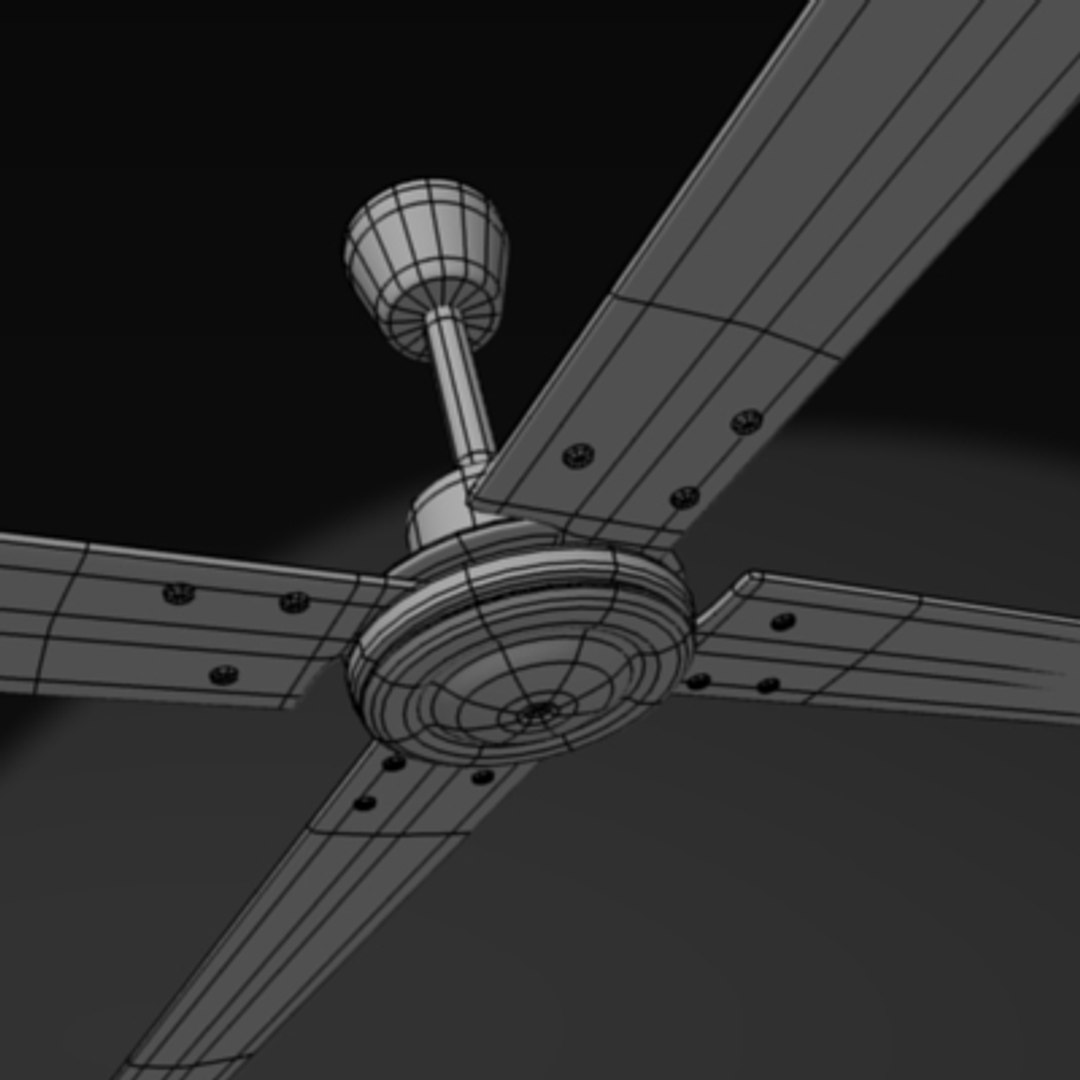 3d Ceiling Fan Model