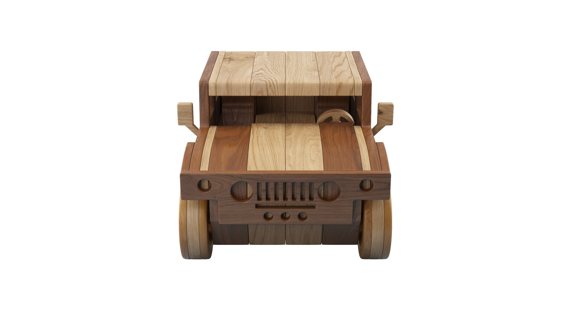 Wooden Hummer Toy 3D Model - TurboSquid 2285508
