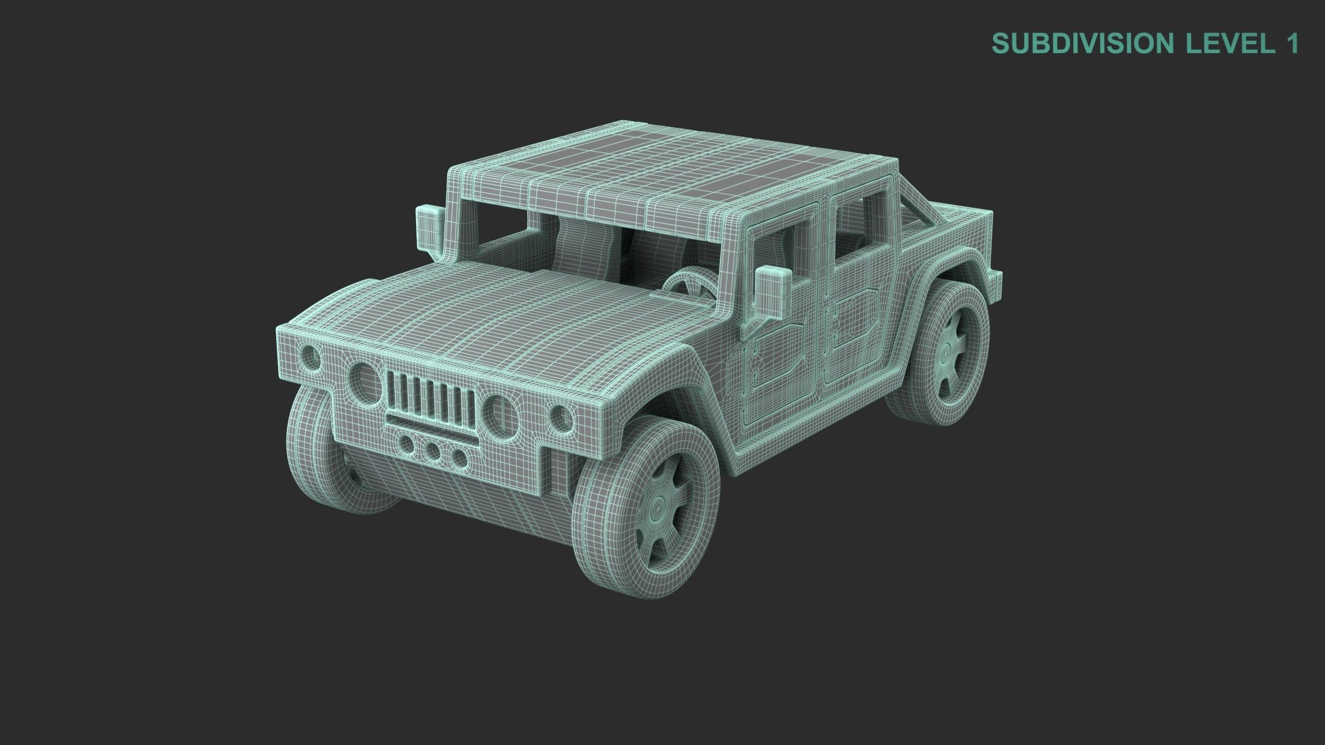 Wooden Hummer Toy 3D Model - TurboSquid 2285508