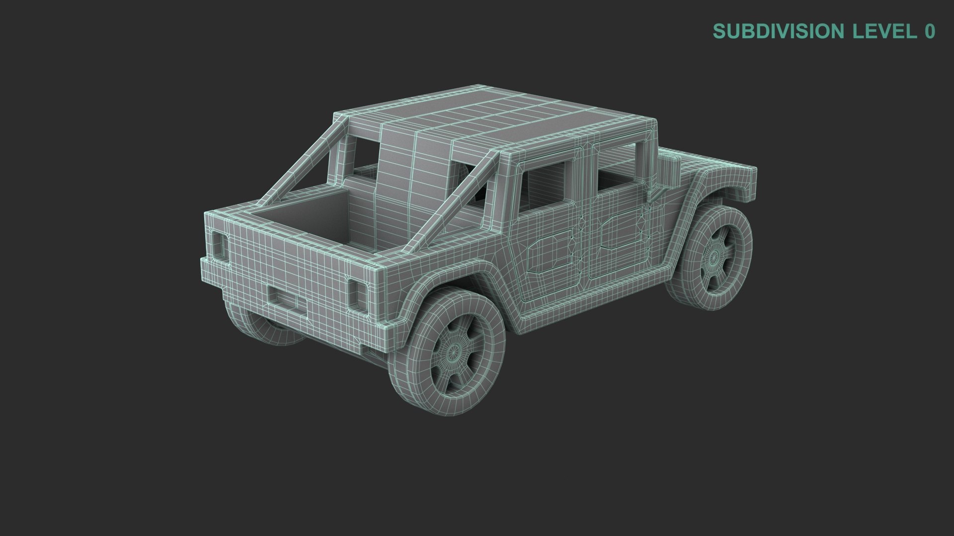 Wooden Hummer Toy 3D Model - TurboSquid 2285508