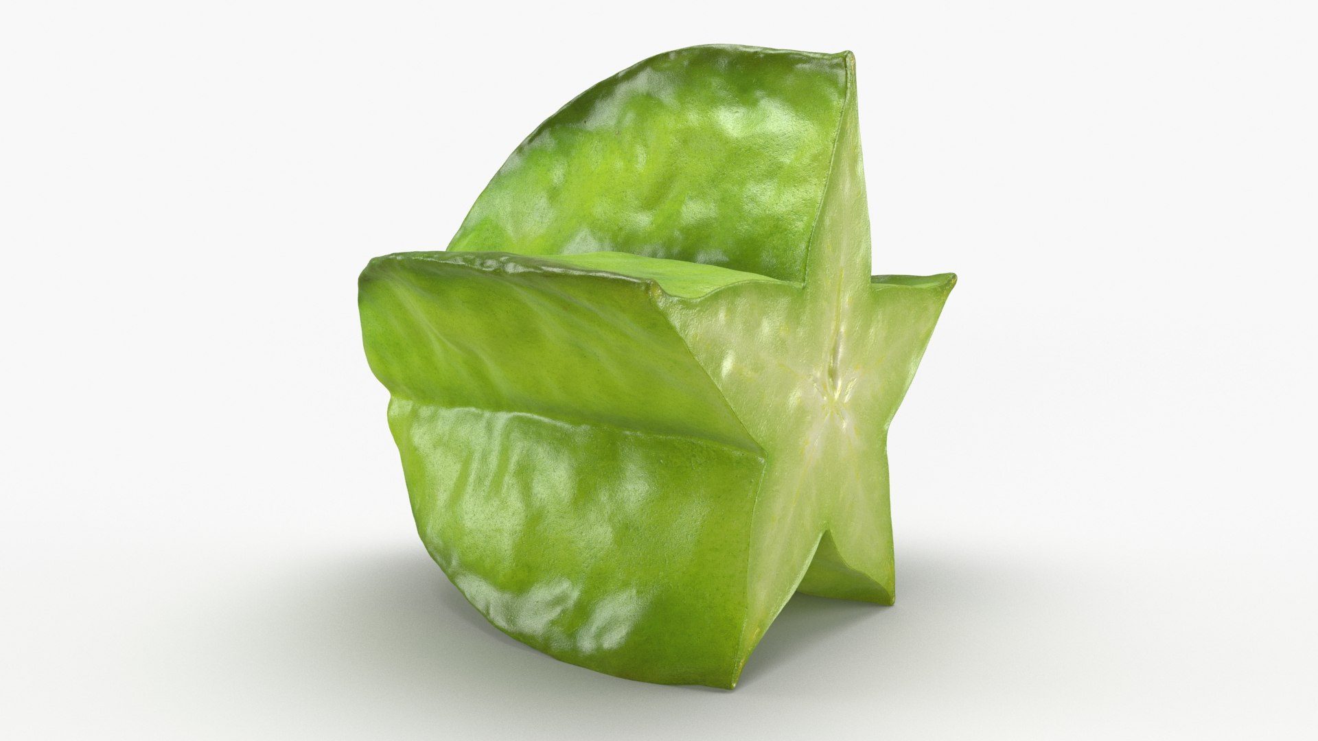 Half Cut Star Fruit 3D Model - TurboSquid 1750011