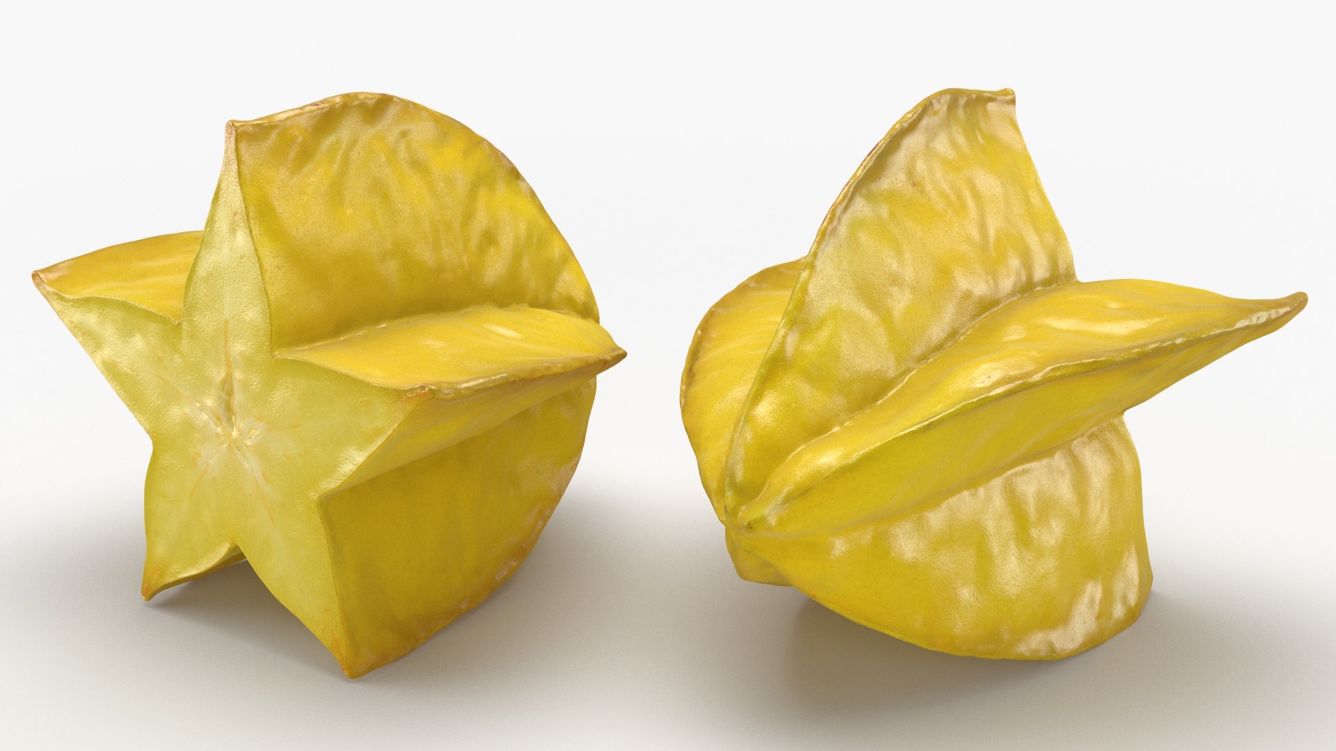 Half Cut Star Fruit 3D Model - TurboSquid 1750011