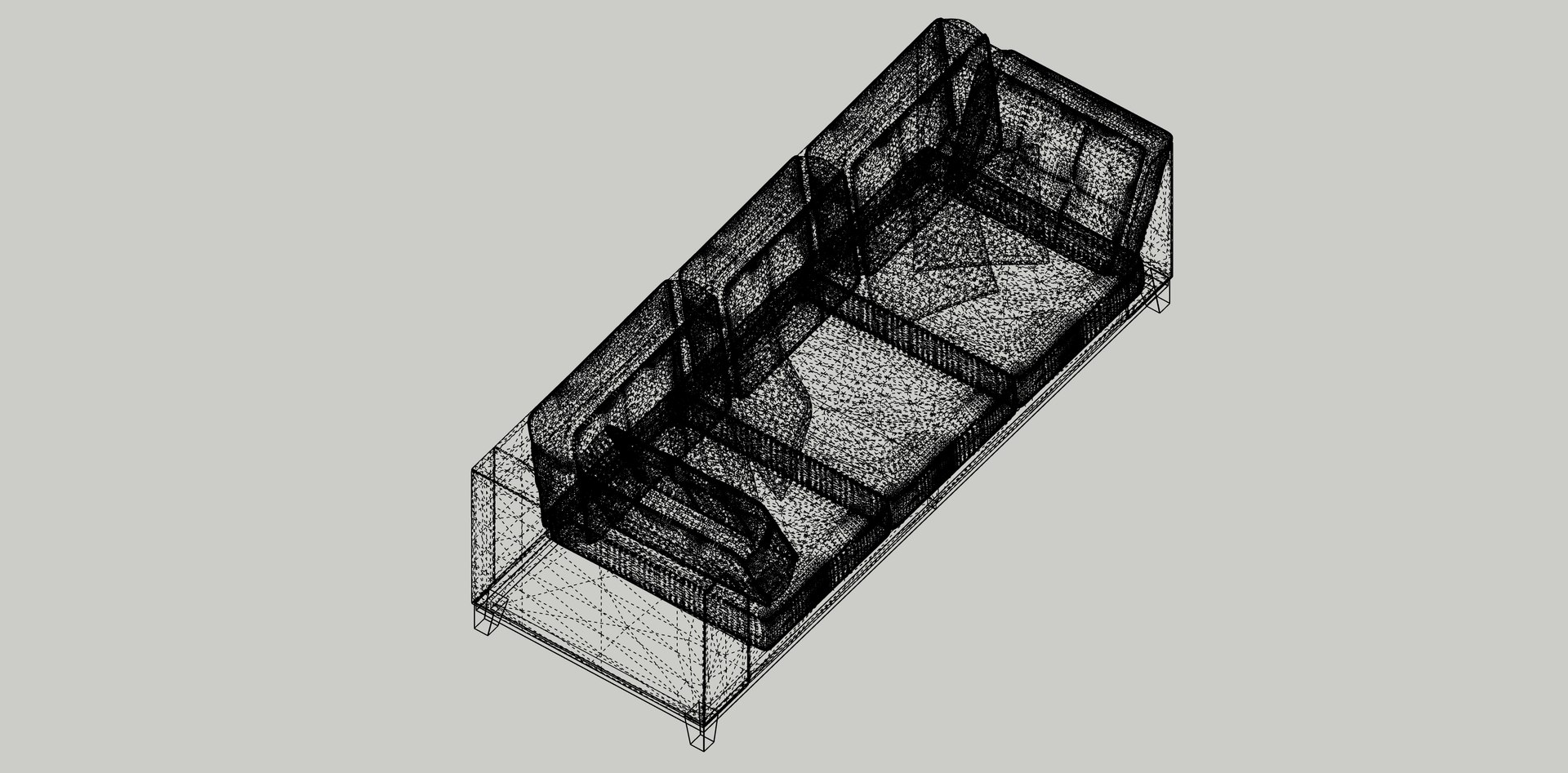 Sofa ASHLEY Laylabrook 3D Model - TurboSquid 2272088